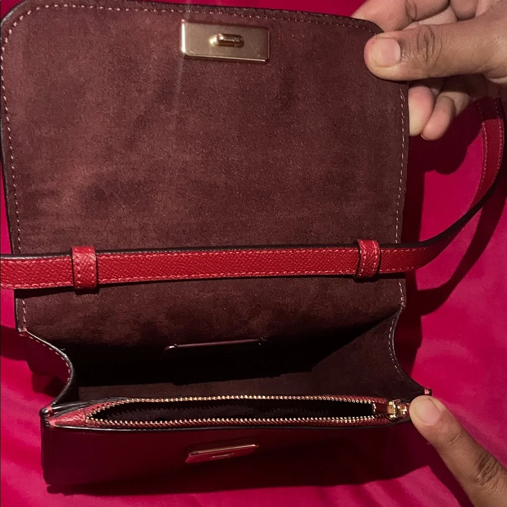Coach | Bags | Coach Cherry Red Crossbody Bag | Poshmark